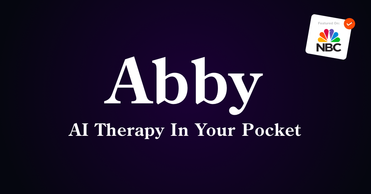 Abby - Tu terapeuta de AI. 100% gratis, disponible 24/7